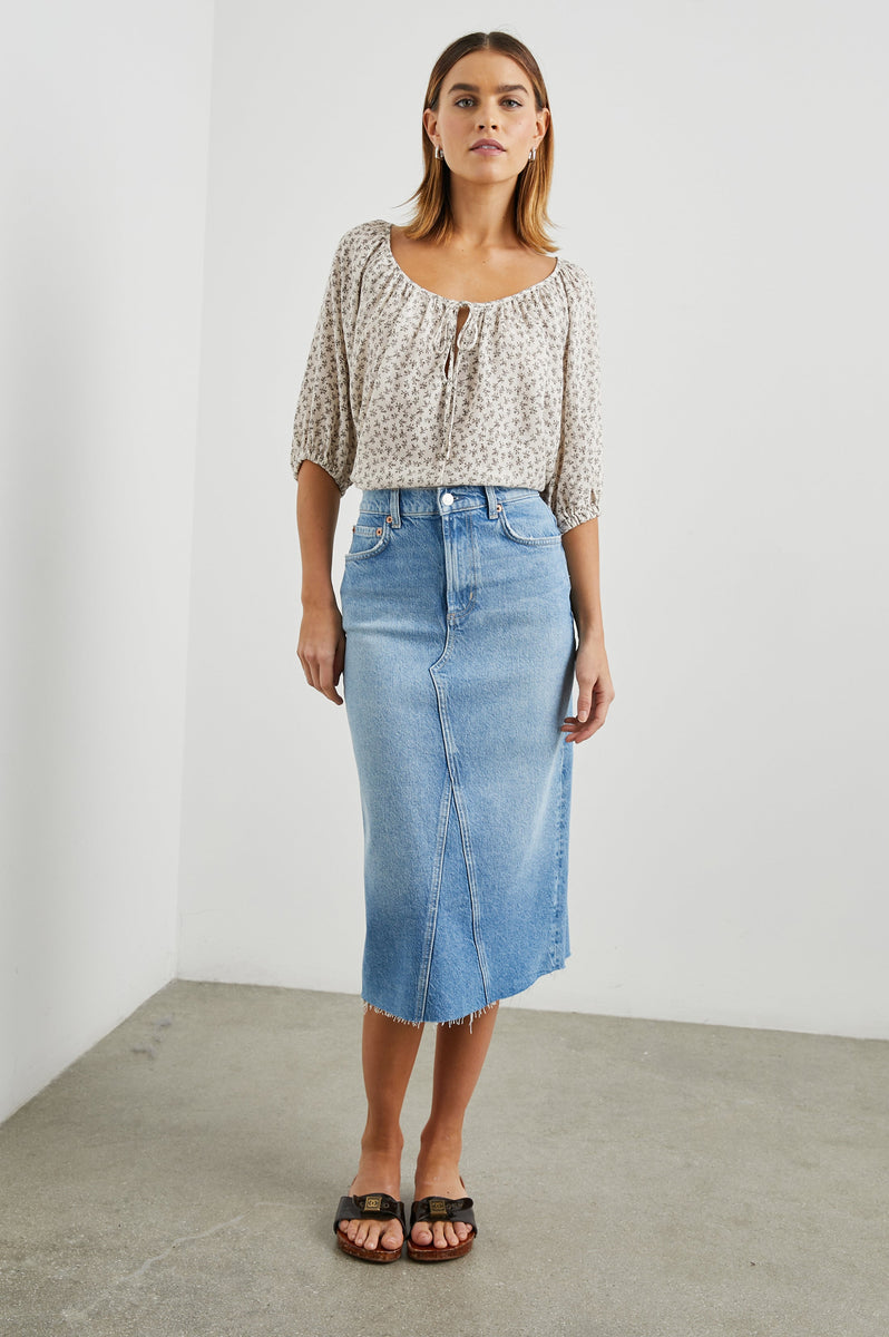 KIRSTIE TOP - BELLA FLORAL – Rails UK