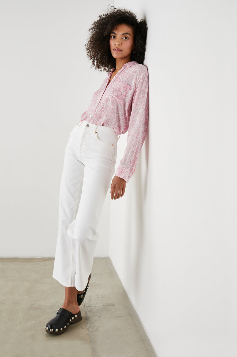 JOSEPHINE SHIRT - PINK BOA – Rails UK